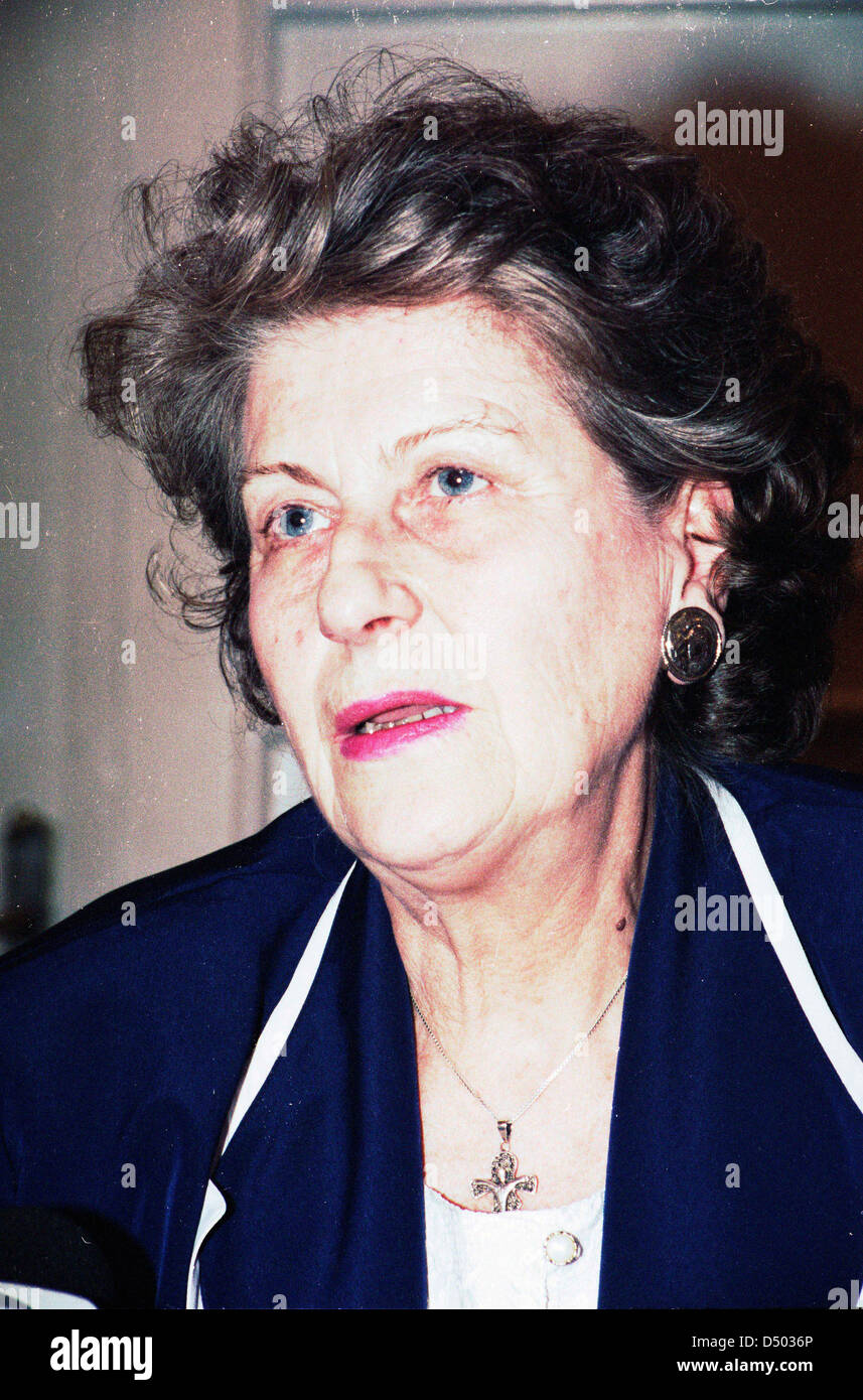 Convicted War Criminal Biljana Plavsic Stock Photo - Alamy