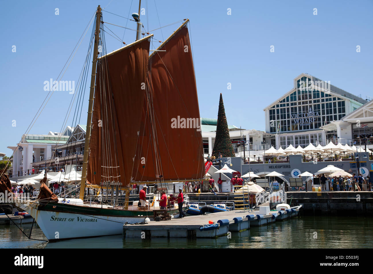Spirit of Victoria Sailing Vessel at waterfront for Cruises - Cape Town ...