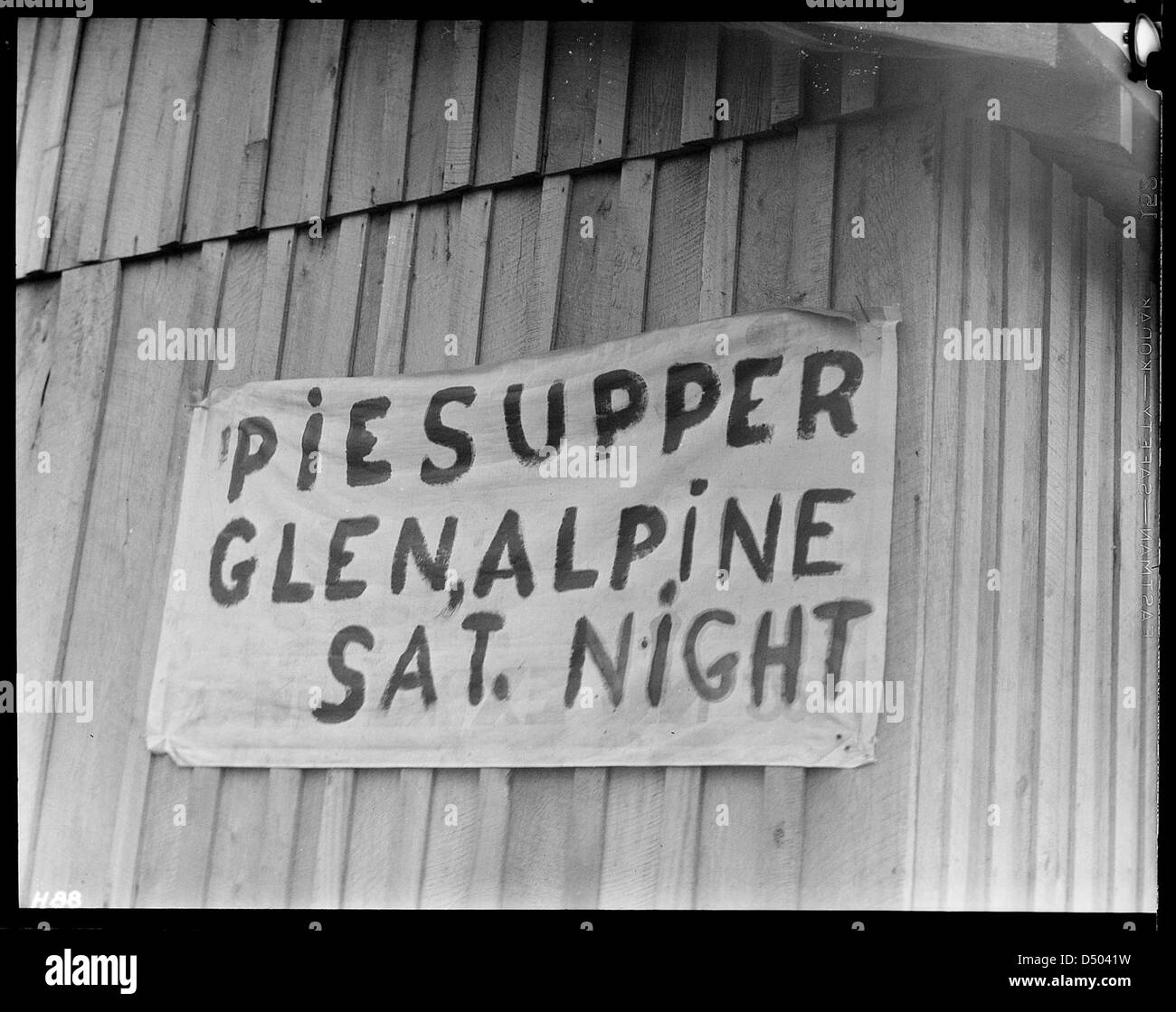In October 1933, the 'Pie Supper' event was a popular social gathering ...