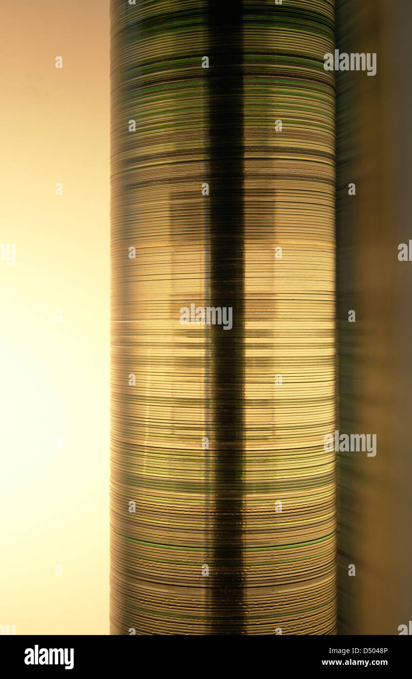 Plastic disc tower hi-res stock photography and images - Alamy