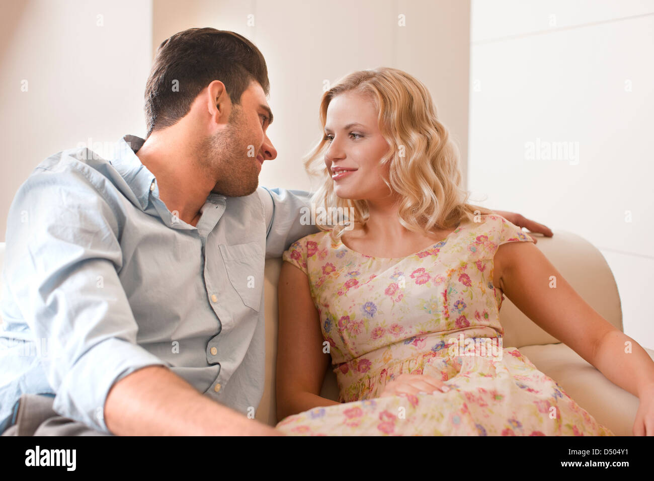 Woman seduce man home hi-res stock photography and images - Alamy