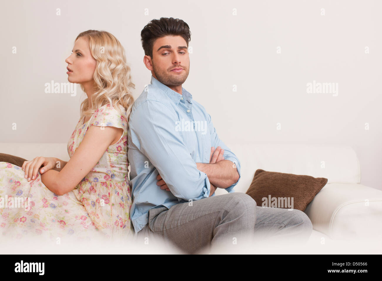 Two people apologising together hi-res stock photography and images - Alamy