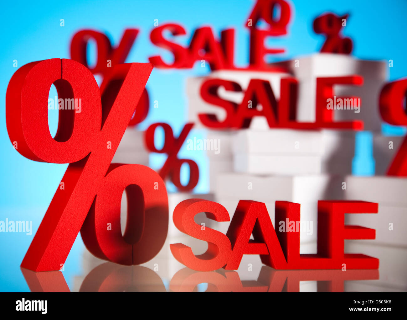 Sale background with percent Stock Photo - Alamy