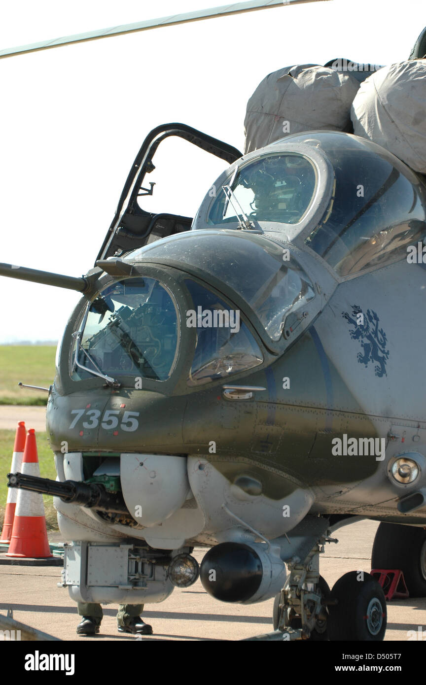 Hind Helicopter Gunship Stock Photo - Alamy