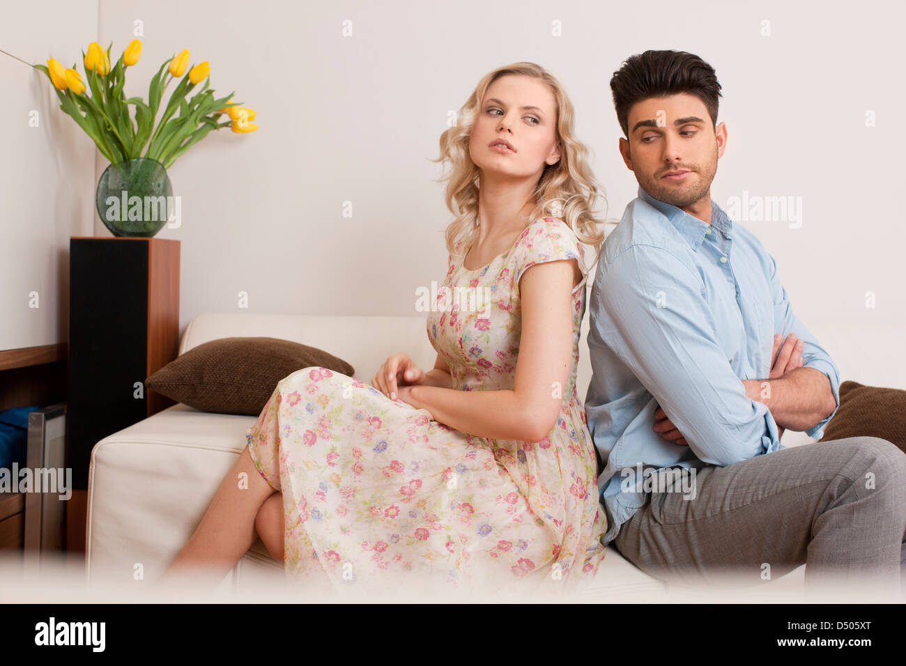 Couple having problem Stock Photo - Alamy
