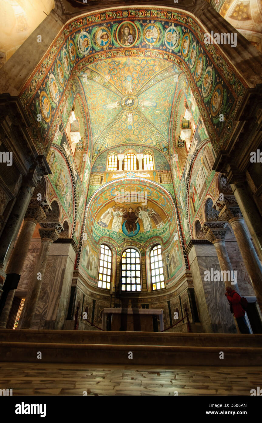 Italy, Emilia Romagna, Ravenna, San Vitale Basilica, Interior View Stock Photo - Alamy