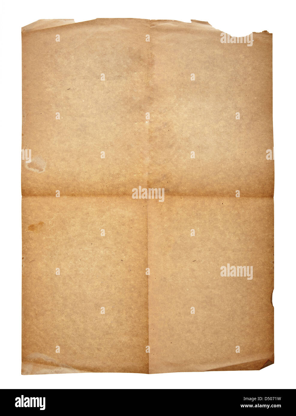 old paper with a curved corner Stock Photo - Alamy