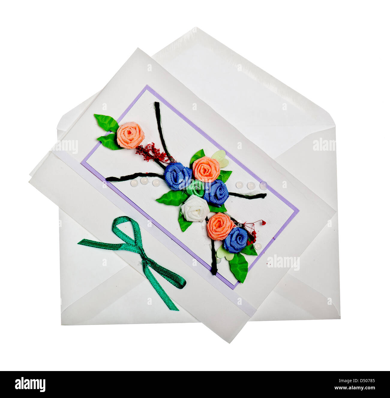 handmade greeting card Stock Photo - Alamy