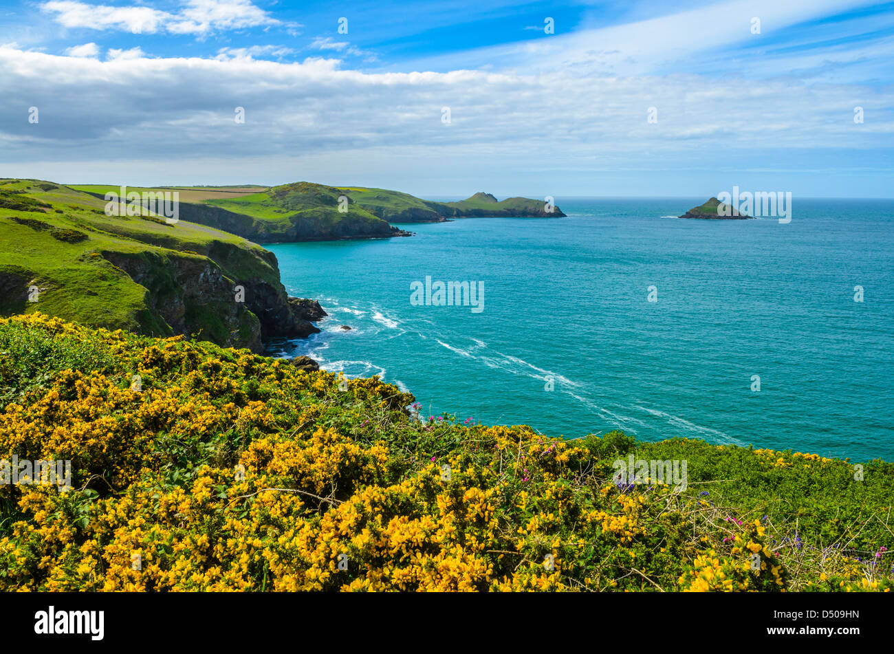 Carnweather Point and Rumps Point on the Pentire Peninsula near ...