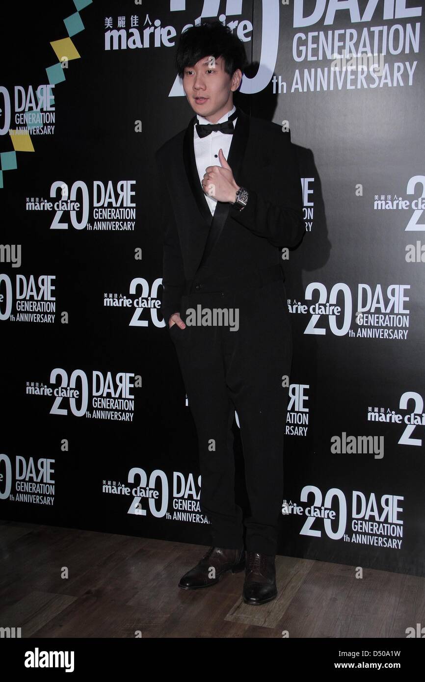 JJ Lam performed at a fashion magazine anniversary party in Taipei ...
