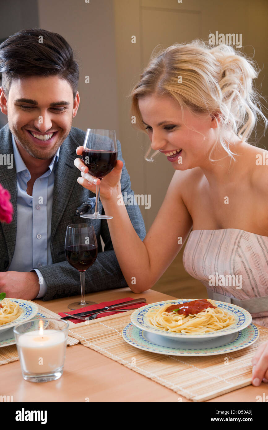 Couple on romantic date Stock Photo - Alamy