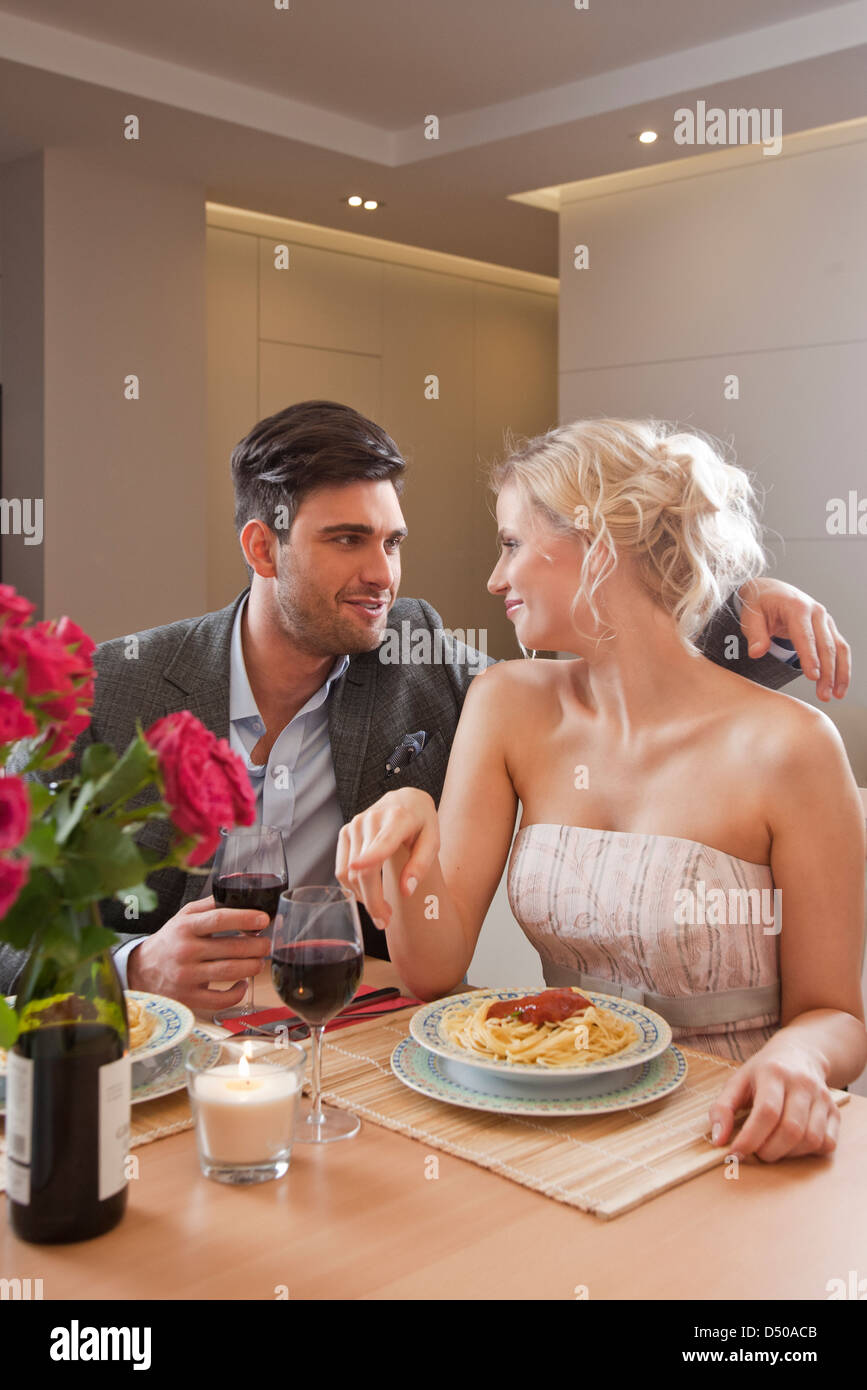 Couple on romantic date Stock Photo - Alamy