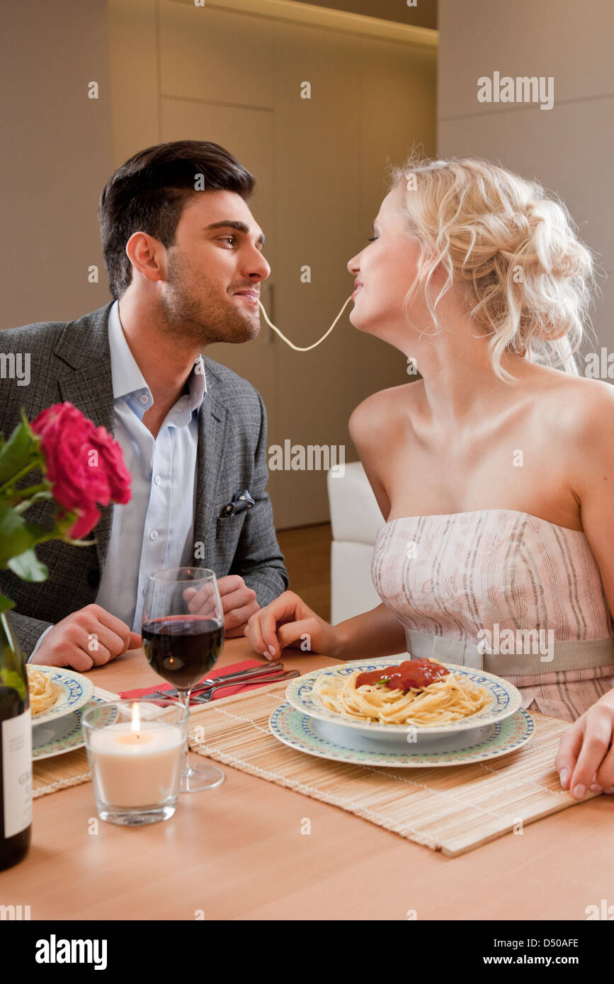 Couple on romantic date Stock Photo - Alamy