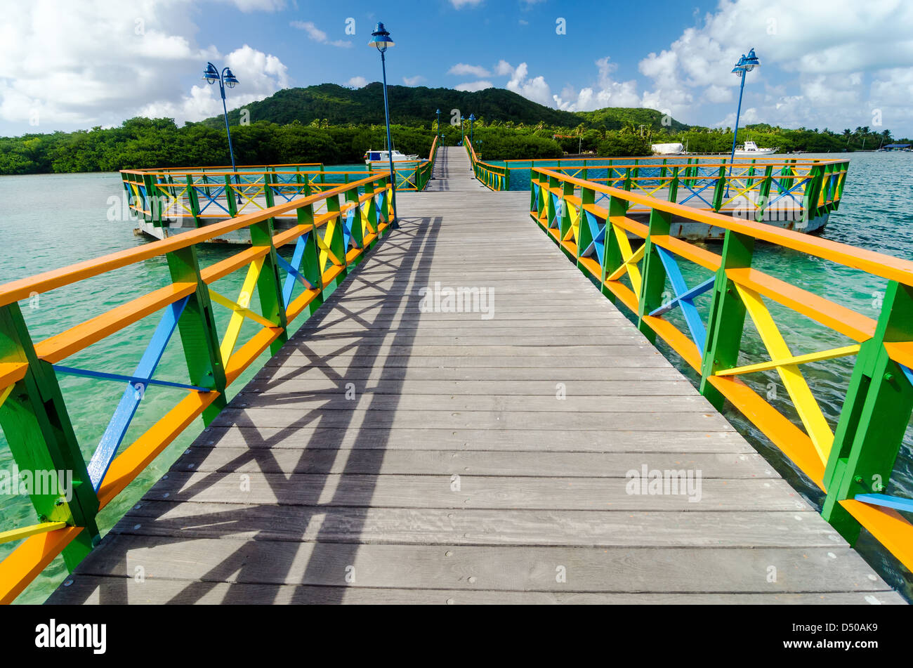 Colorful bridge connecting two islands hi-res stock photography and ...