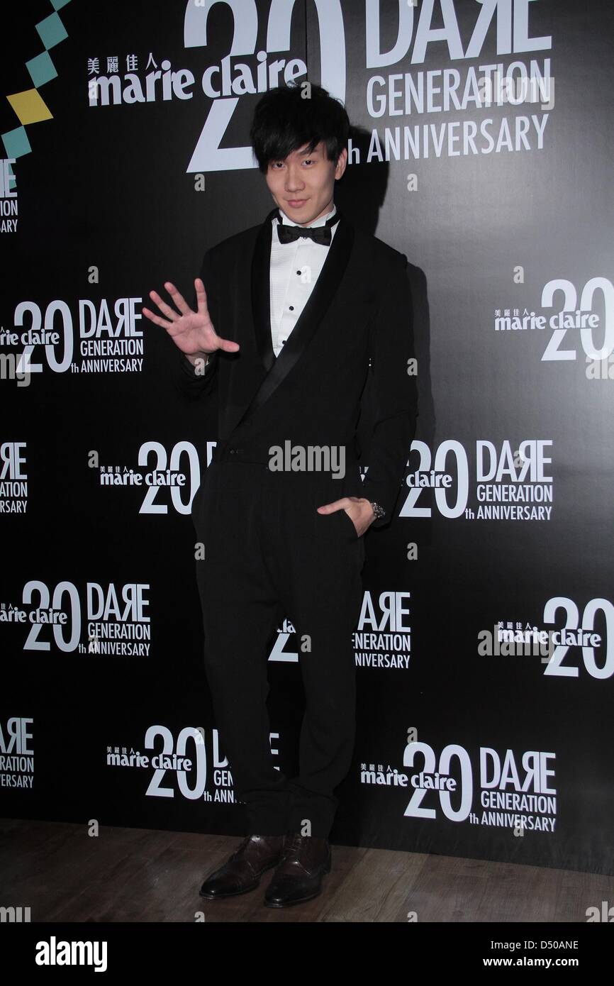 JJ Lam performed at a fashion magazine anniversary party in Taipei ...