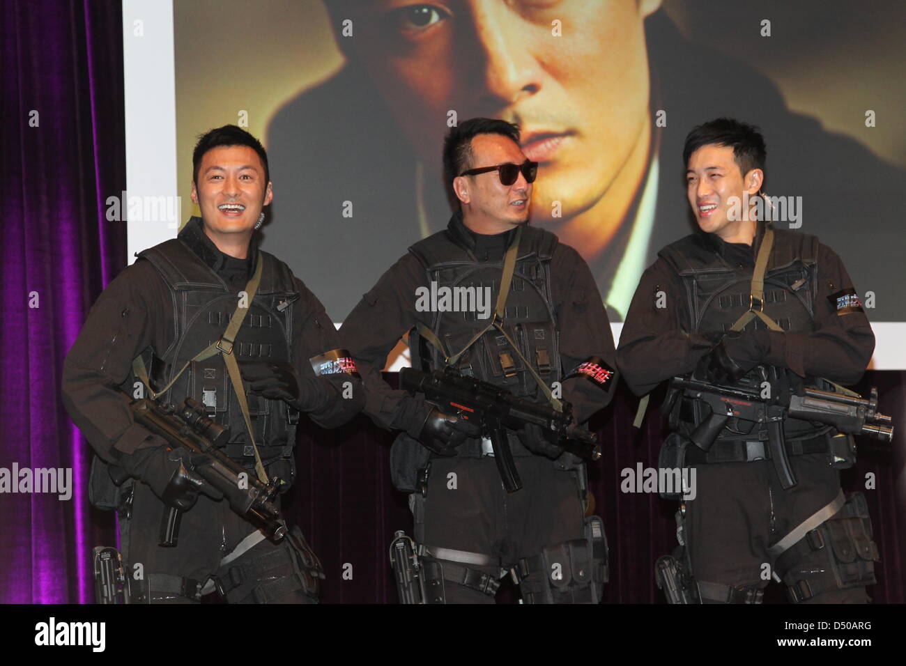 Shawn Yue at press conference of movie SDU: Sex Duties Unit in Hong ...