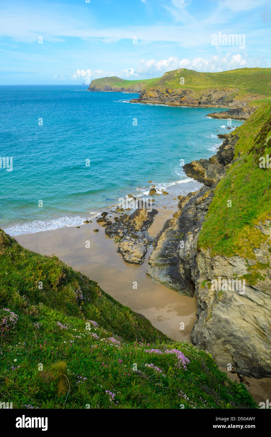 Cornwall top beach hi-res stock photography and images - Alamy