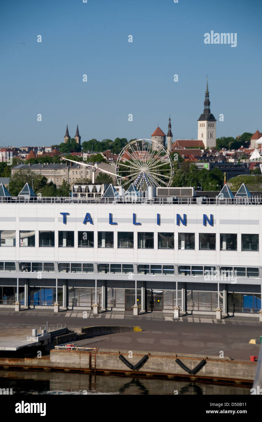 Ferry In The Port Of Tallinn Stock Photos & Ferry In The Port Of ...