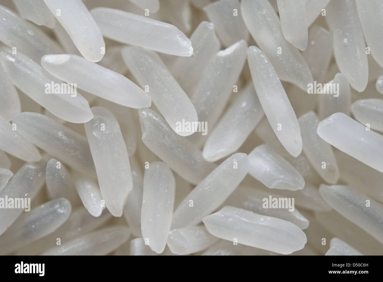 Close up or macro background of white rice Stock Photo - Alamy