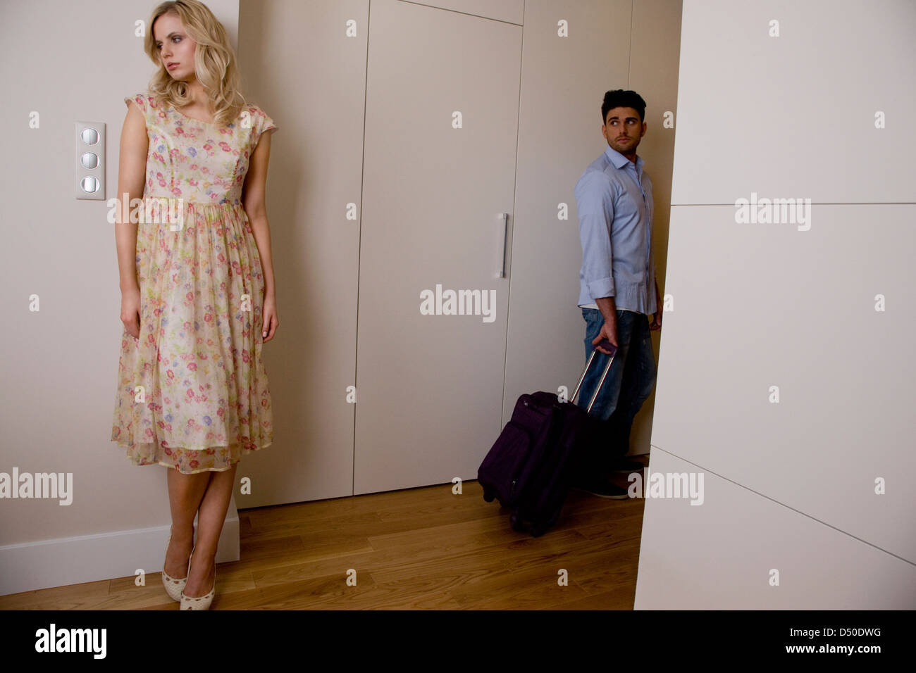 Couple Divorce Suitcase High Resolution Stock Photography and Images ...