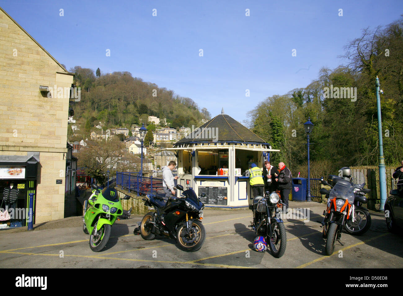 Bikers matlock hi-res stock photography and images - Alamy