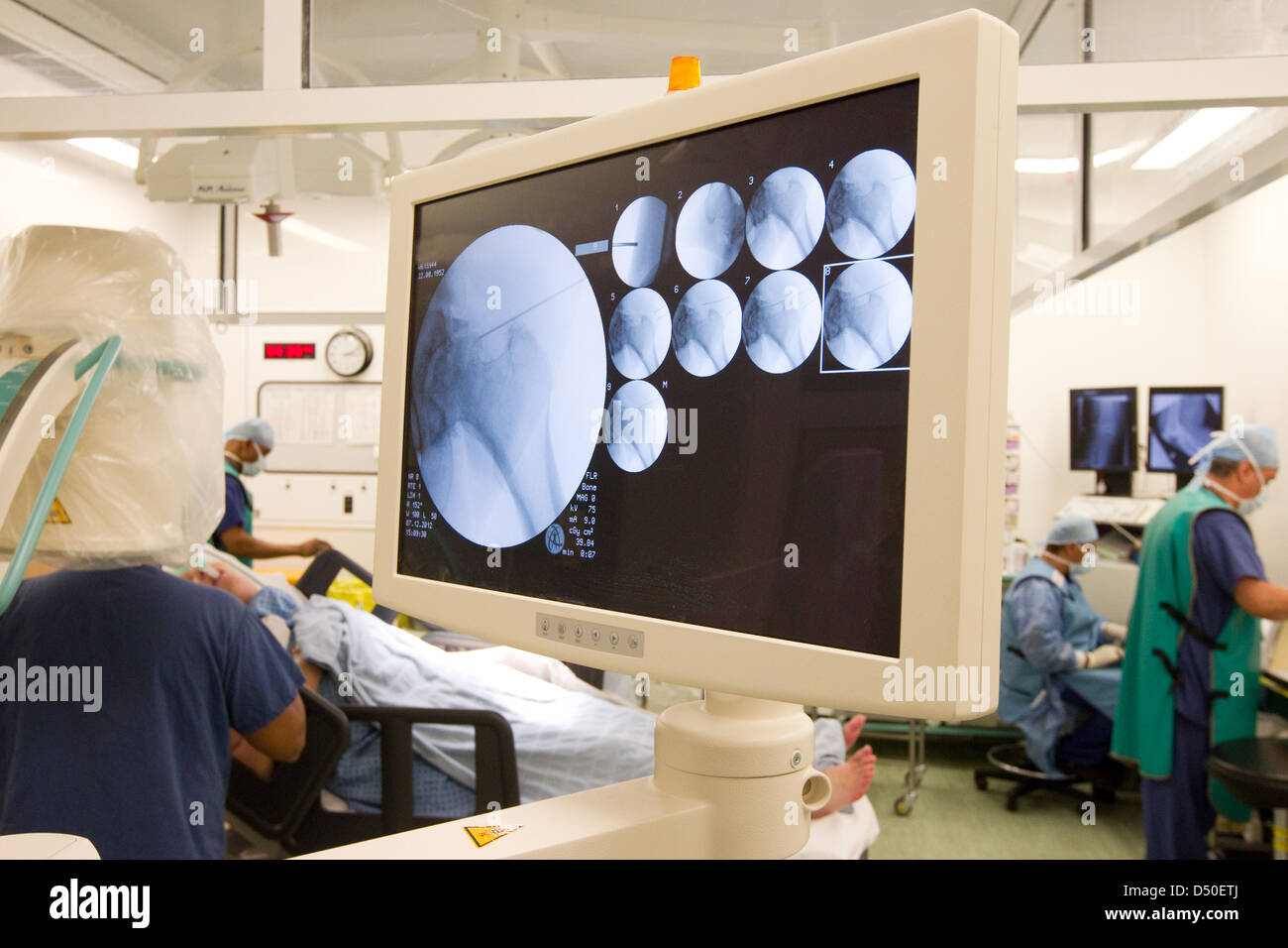 Hospital operation surgery NHS Admission Doctor Surgeon admission Stock ...