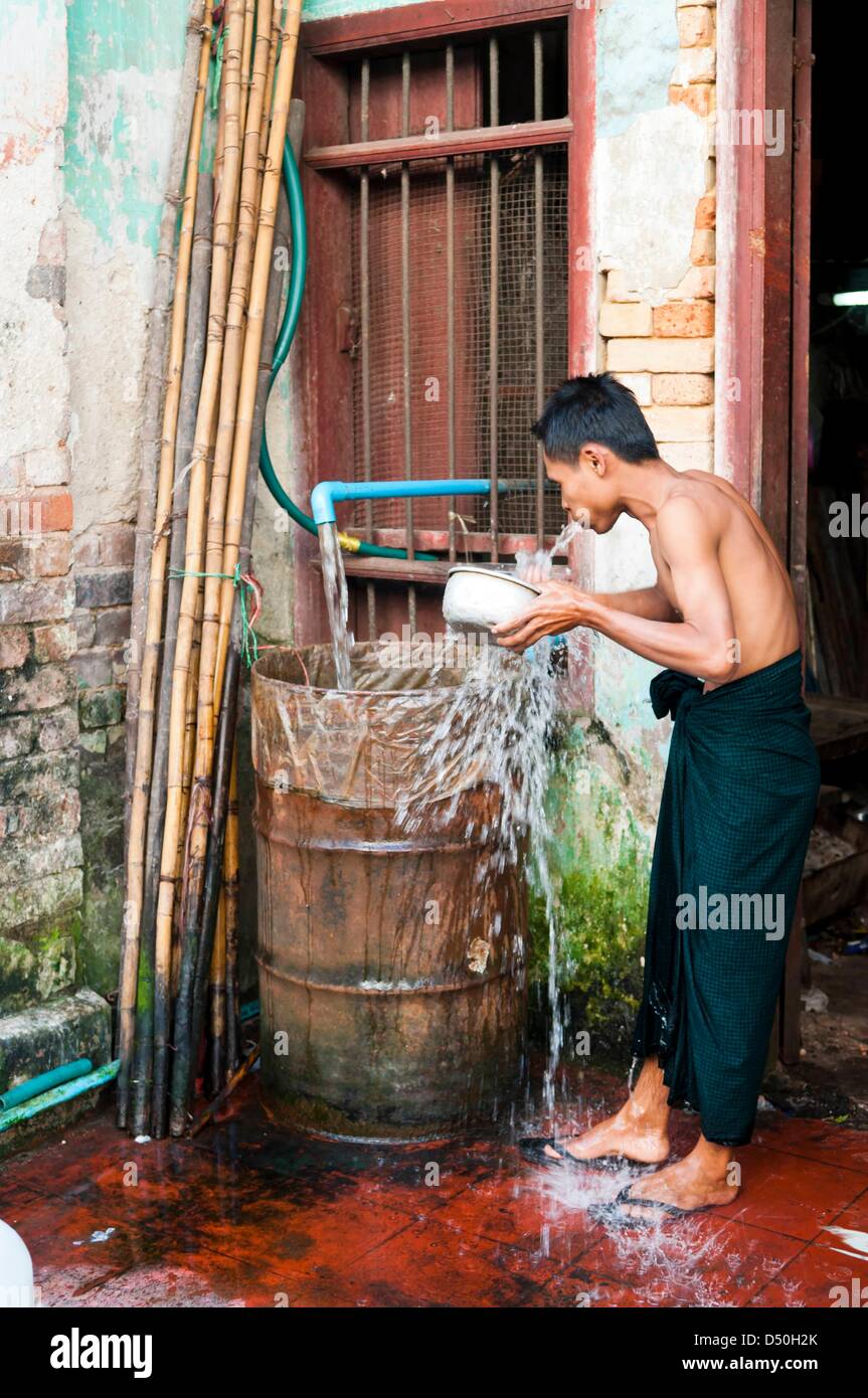 old part of Yangon Stock Photo - Alamy