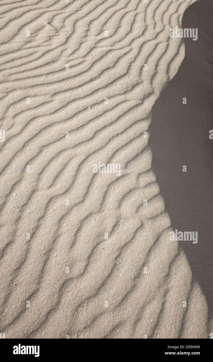 sand and wind pattern on the dunes Stock Photo - Alamy