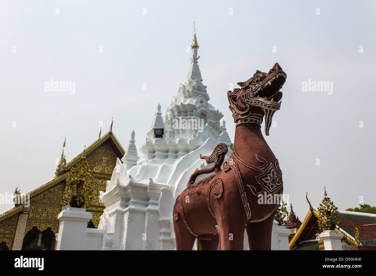 Wat Phra That Hariphunchai Stock Photo - Alamy
