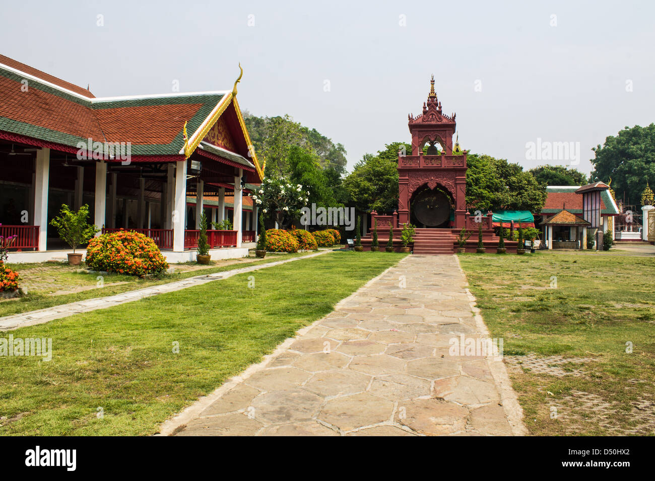 Wat Phra That Hariphunchai Stock Photo - Alamy
