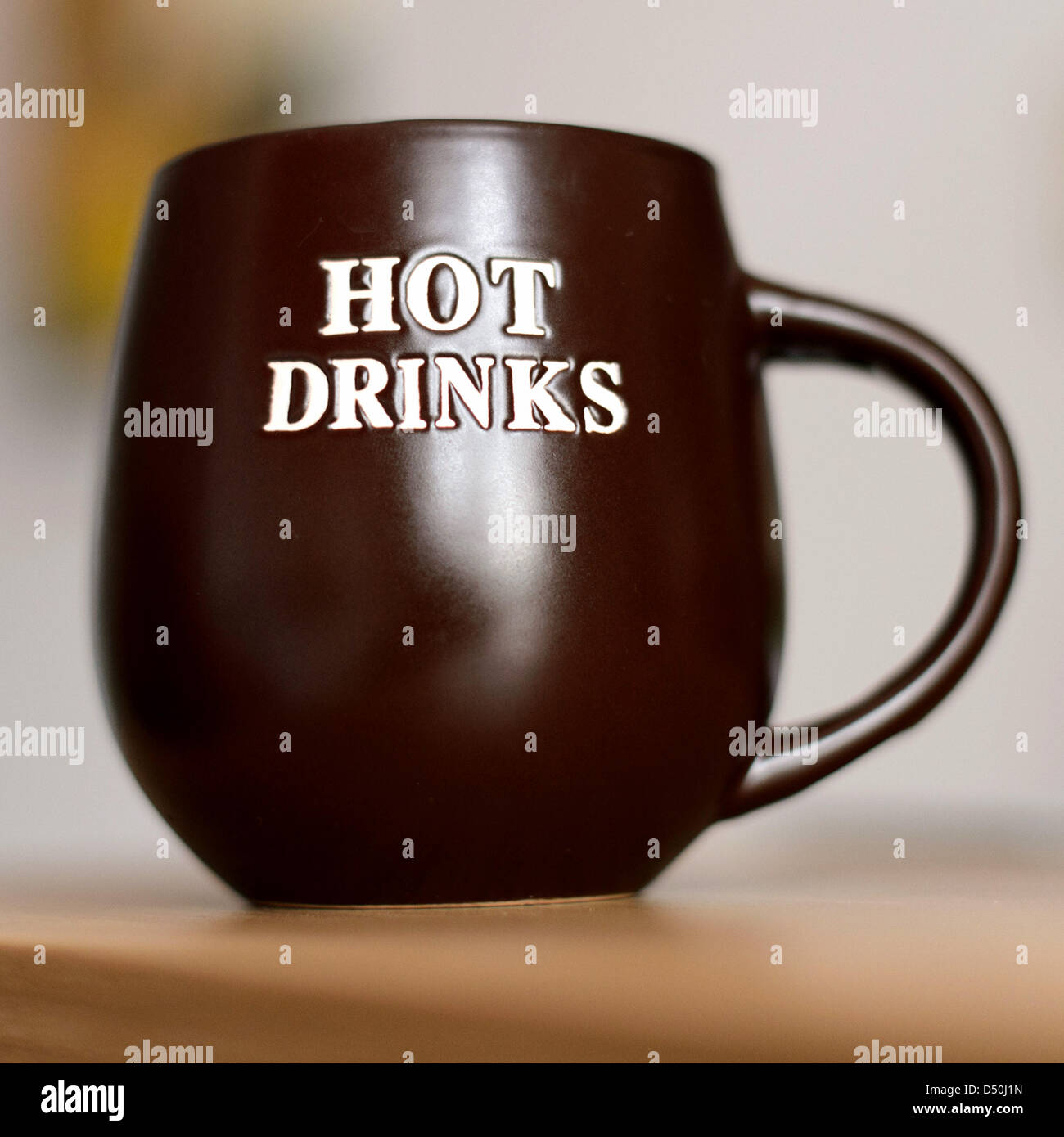 Cup / labeled "Hot Drinks Stock Photo - Alamy