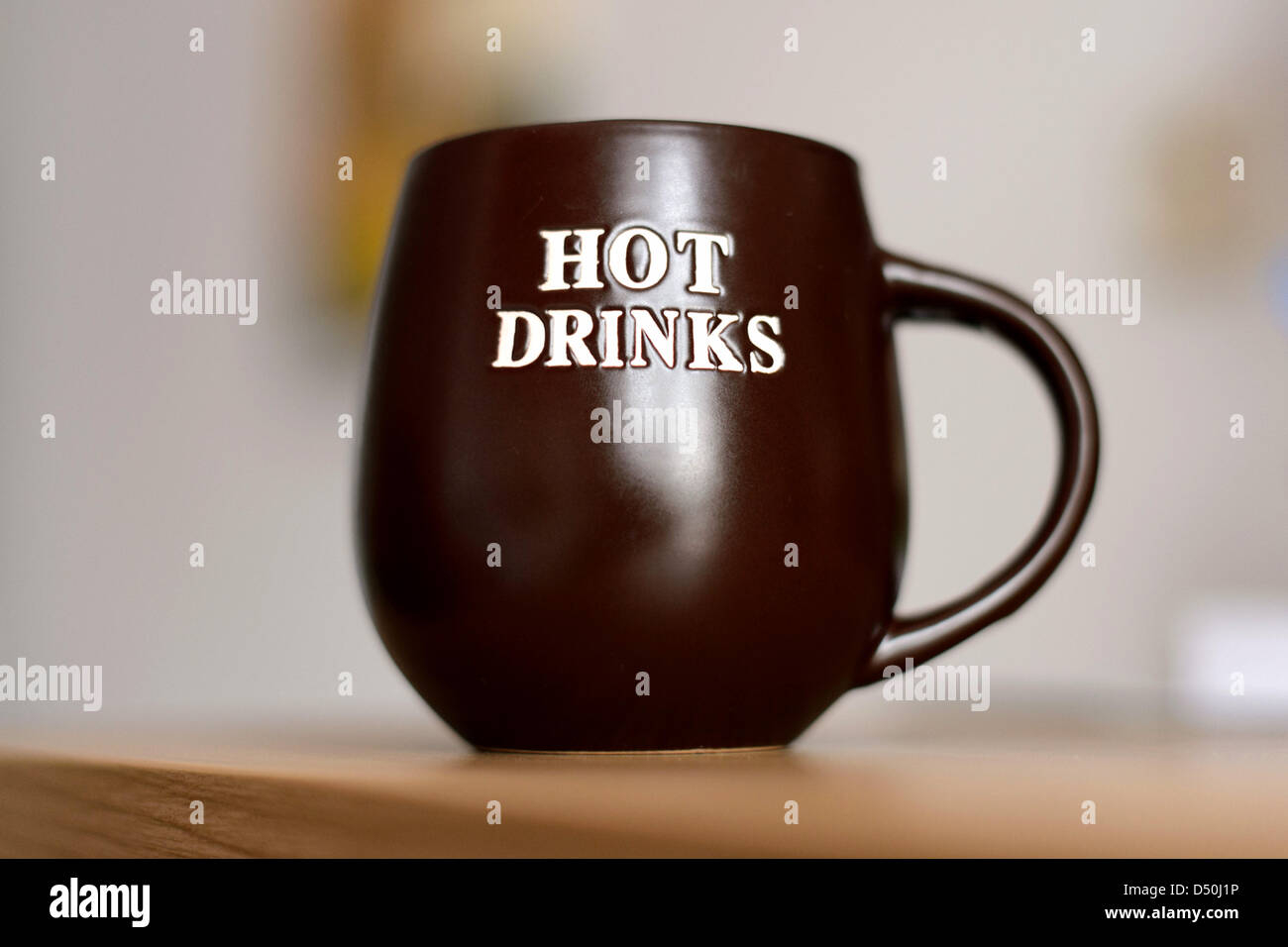 Cup / labeled "Hot Drinks Stock Photo - Alamy