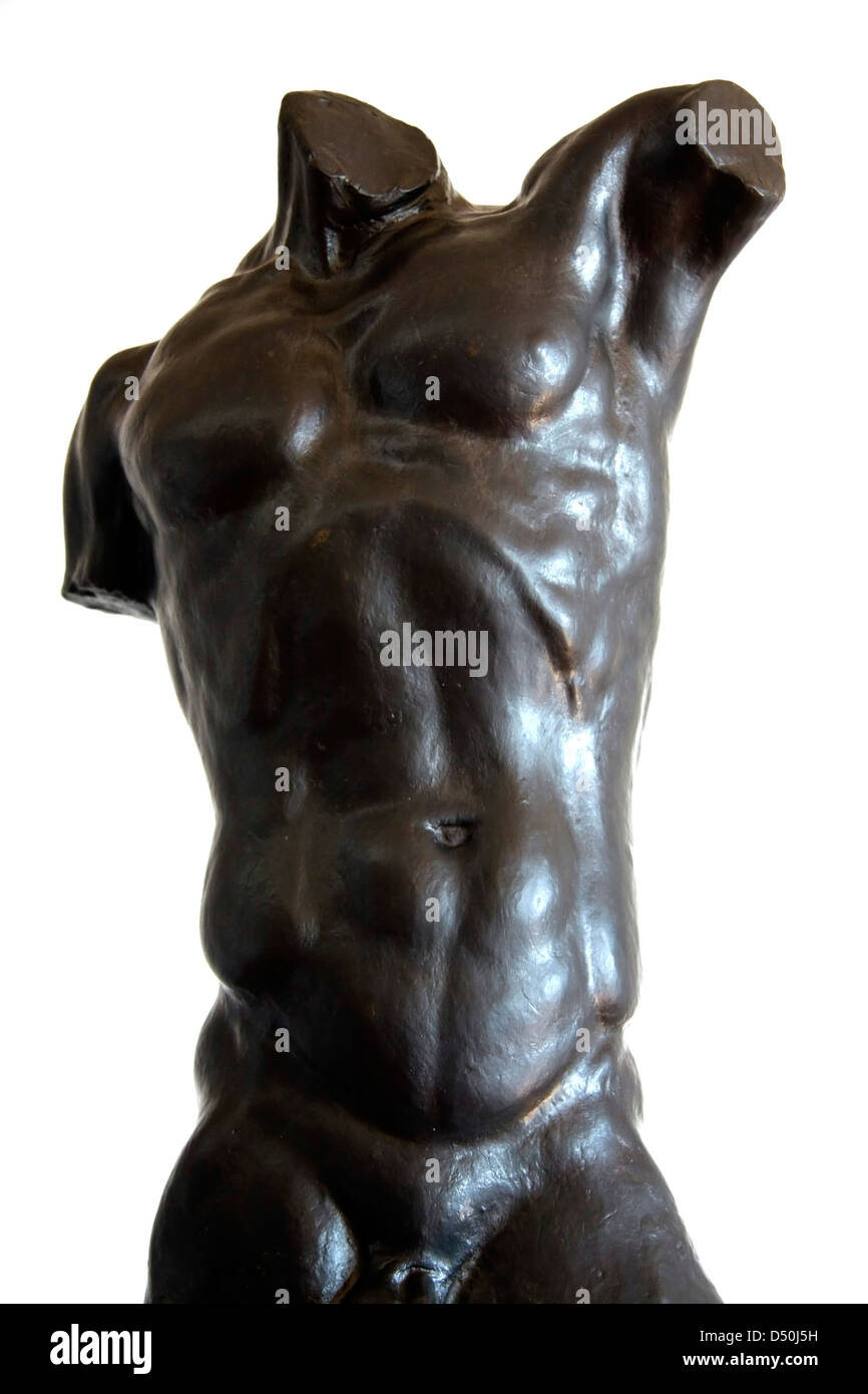Torso, bronze sculpture Stock Photo - Alamy