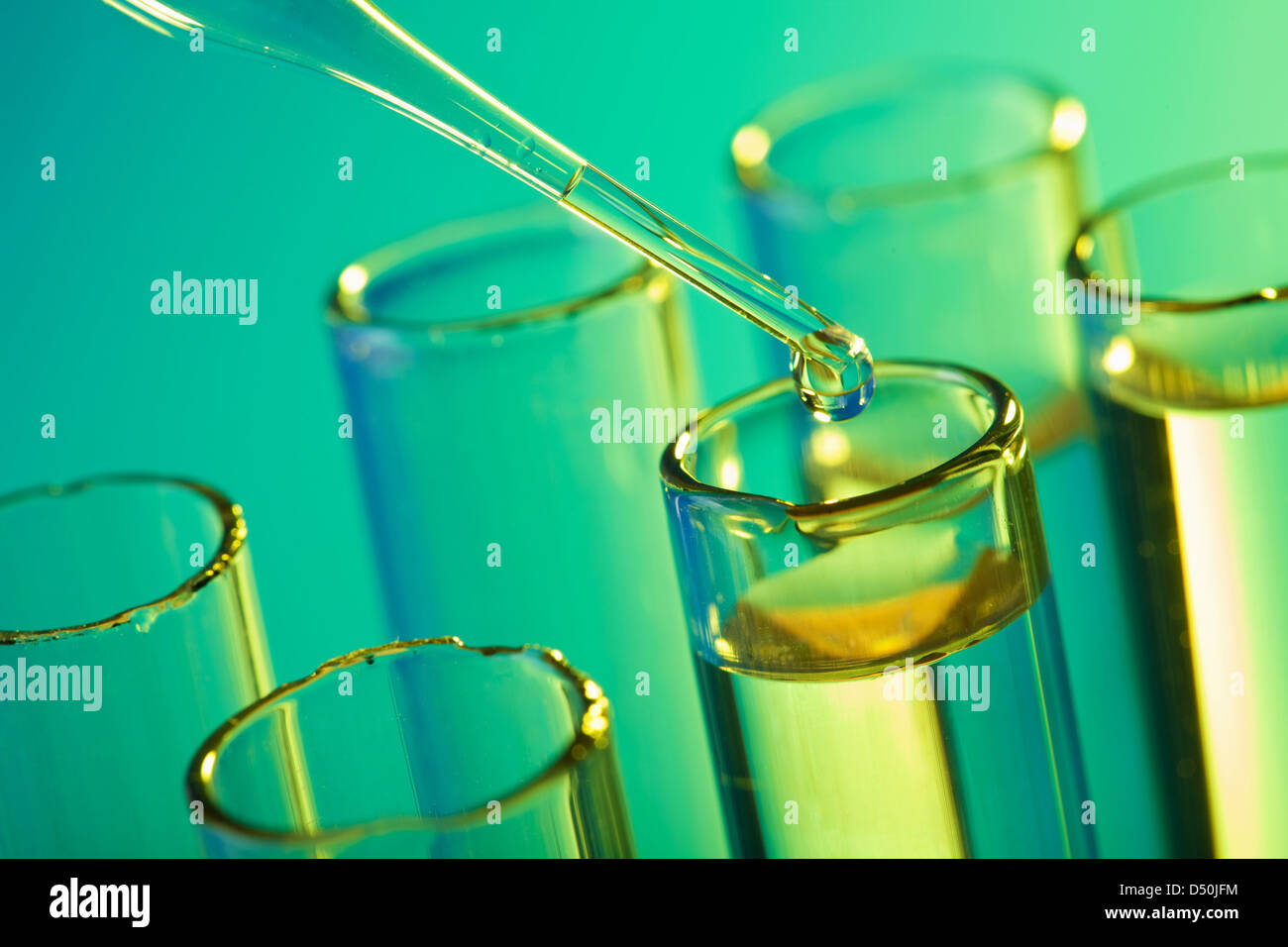 test tubes and pipette Stock Photo - Alamy