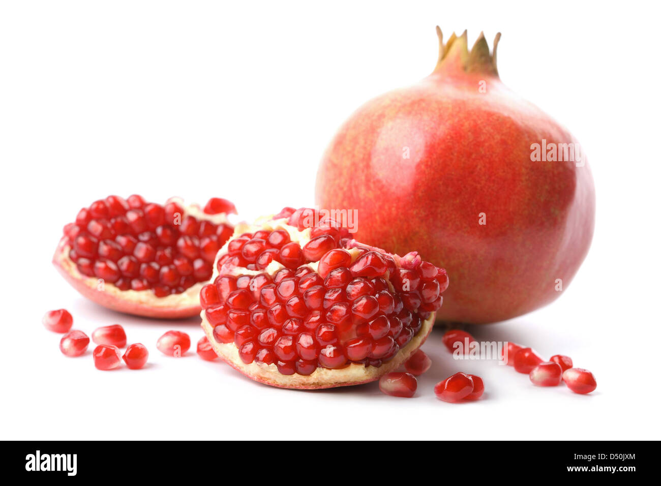 perfect pomegranate isolated Stock Photo - Alamy