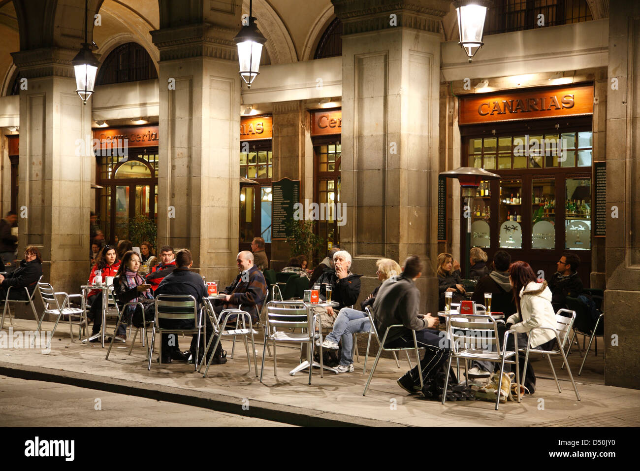 Placa reial night hi-res stock photography and images - Alamy