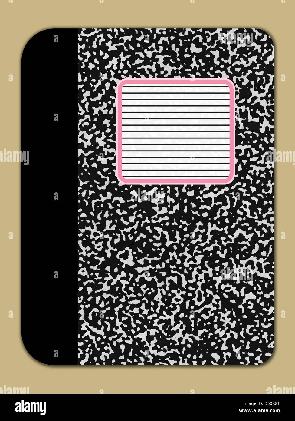 Notebook Cover Bitmap - Illustration Stock Photo - Alamy