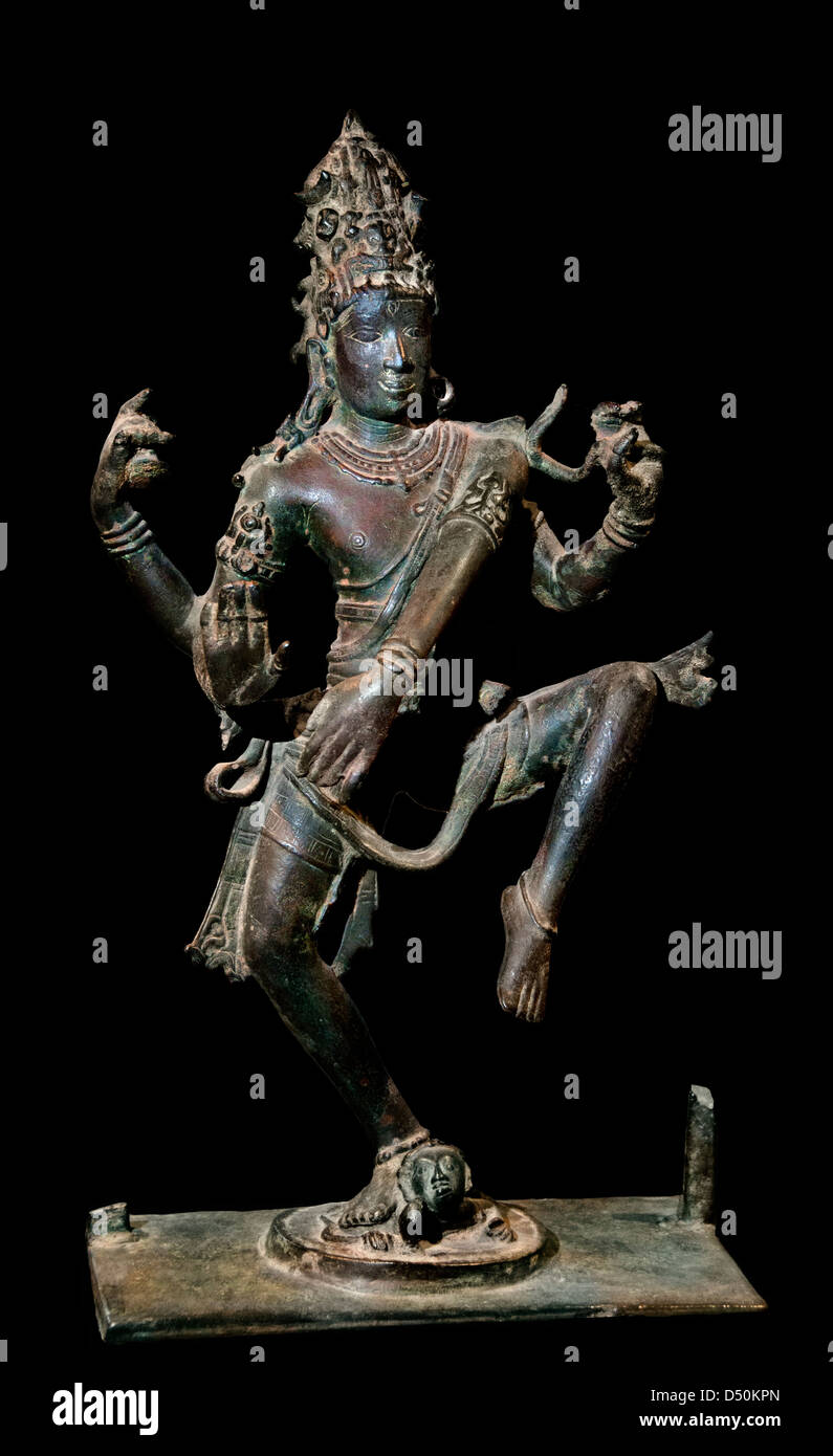 Natesa 9 th Century AD Kuram Kanchipuram Hindu Bronze India Stock Photo ...
