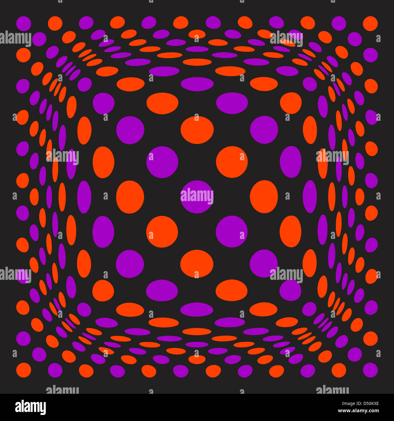 Vector Illustration of Colored Dots Pattern Stock Photo - Alamy