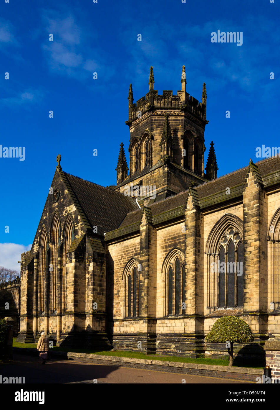 Collegiate Church of St Mary's in Stafford Staffordshire England UK ...