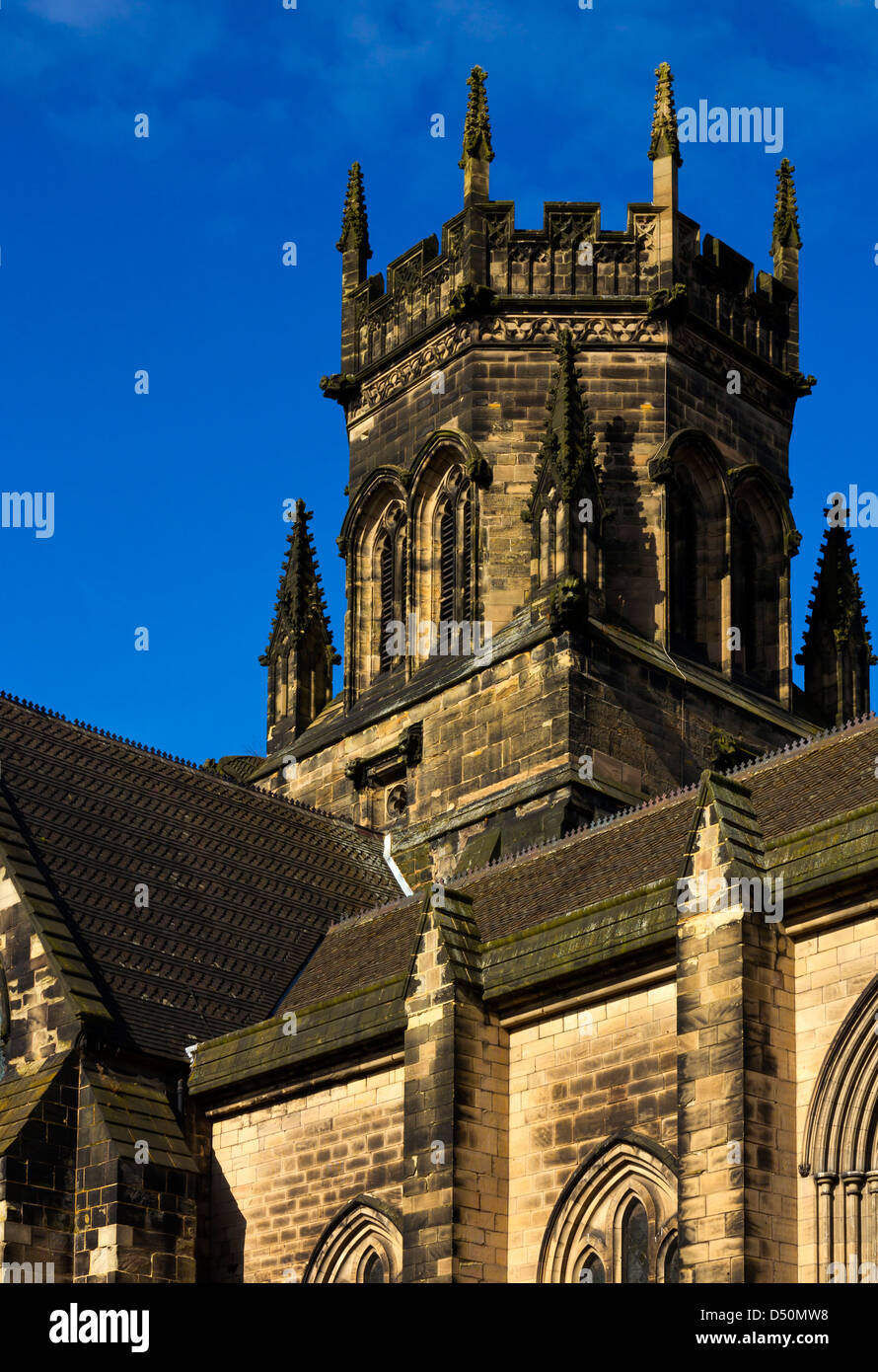Collegiate Church of St Mary's in Stafford Staffordshire England UK ...