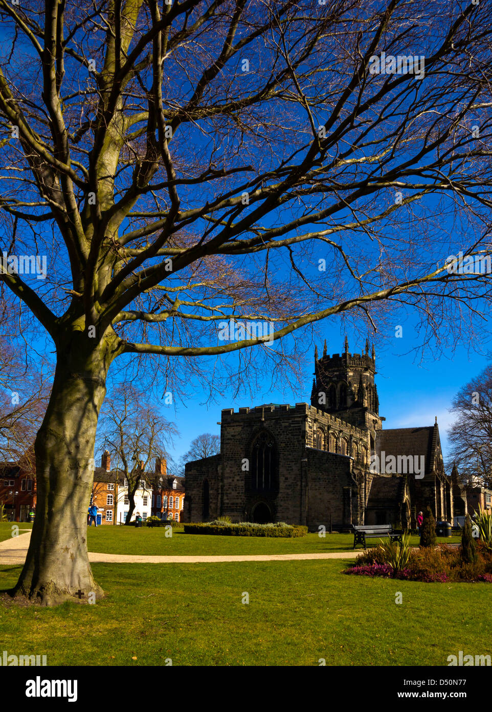 Collegiate Church of St Mary's in Stafford Staffordshire England UK ...