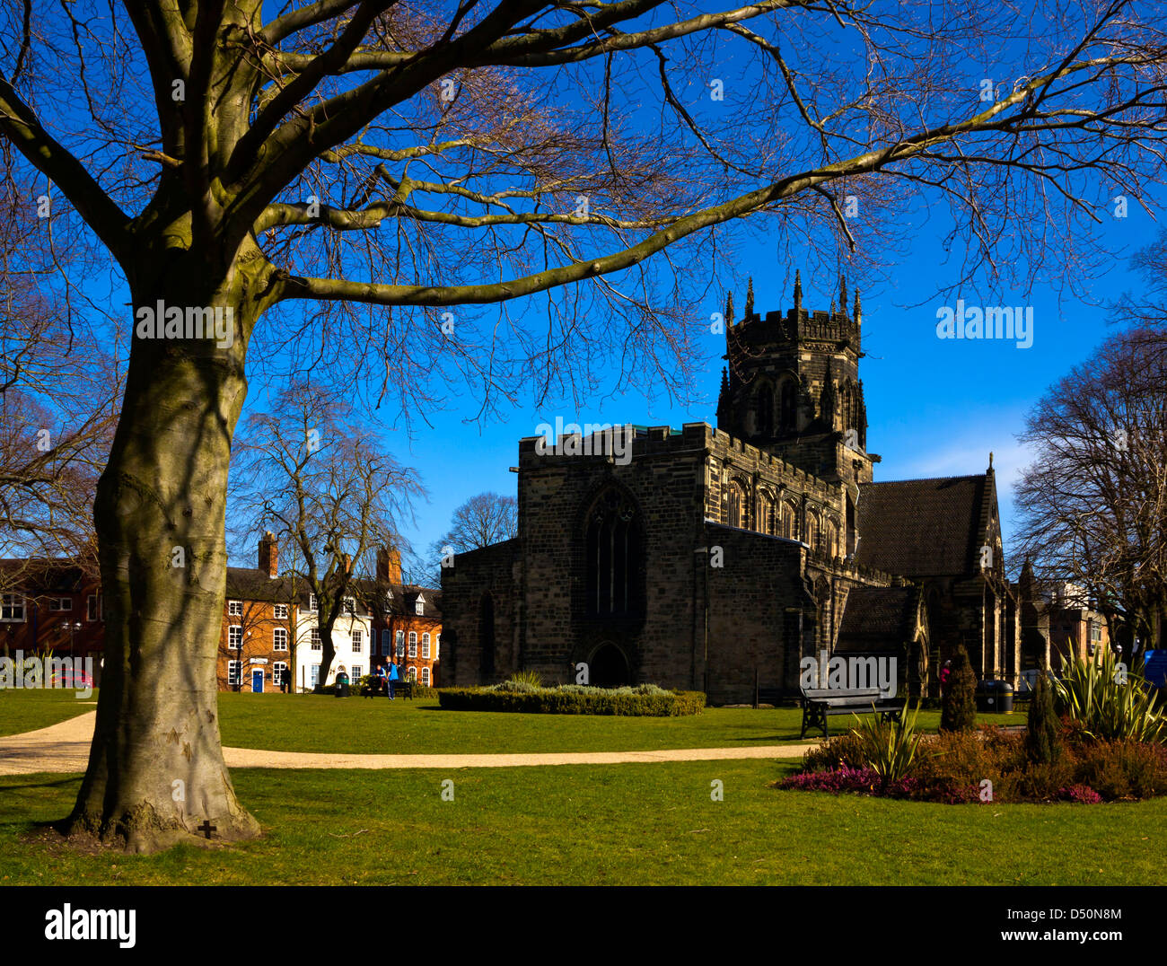 Collegiate Church of St Mary's in Stafford Staffordshire England UK ...