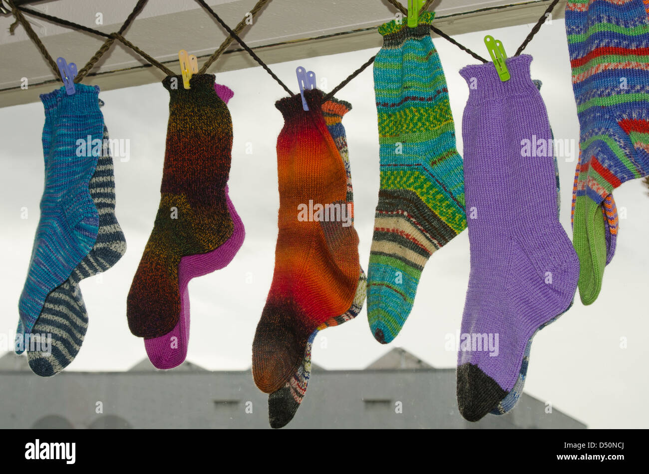 Socks shop display hi-res stock photography and images - Alamy
