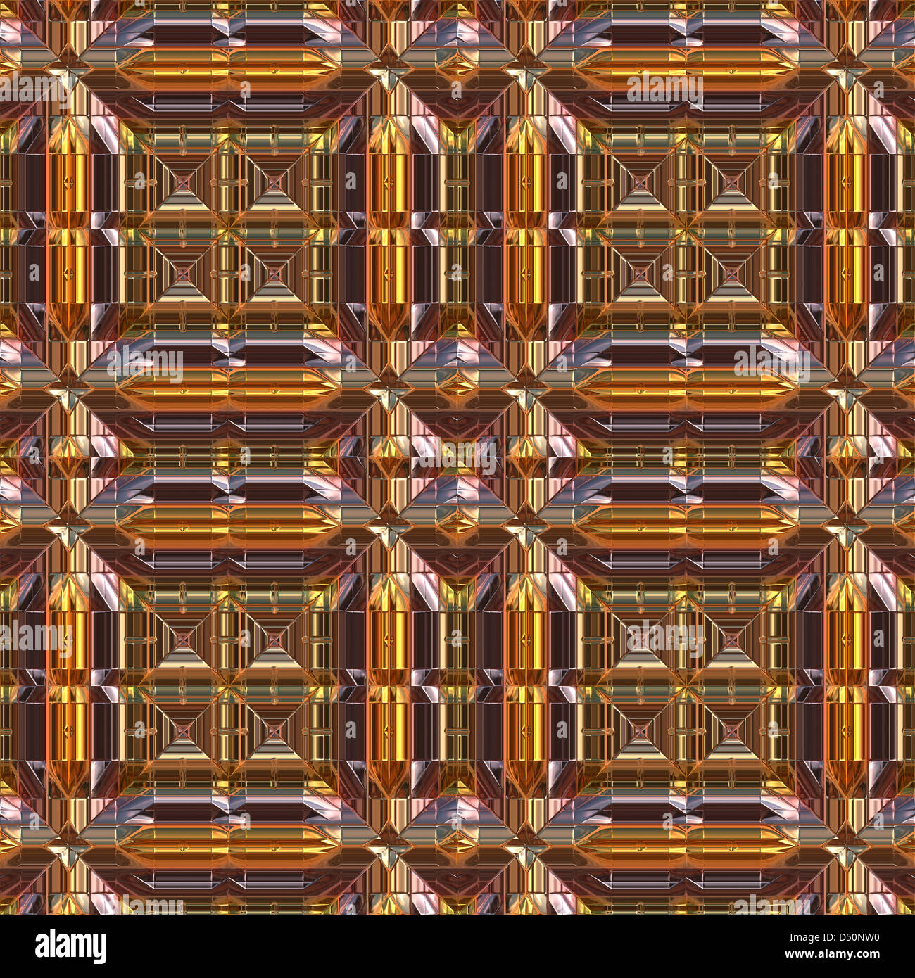 Luxury Metal Seamless Pattern - Hyper Realistic Illustration Stock ...