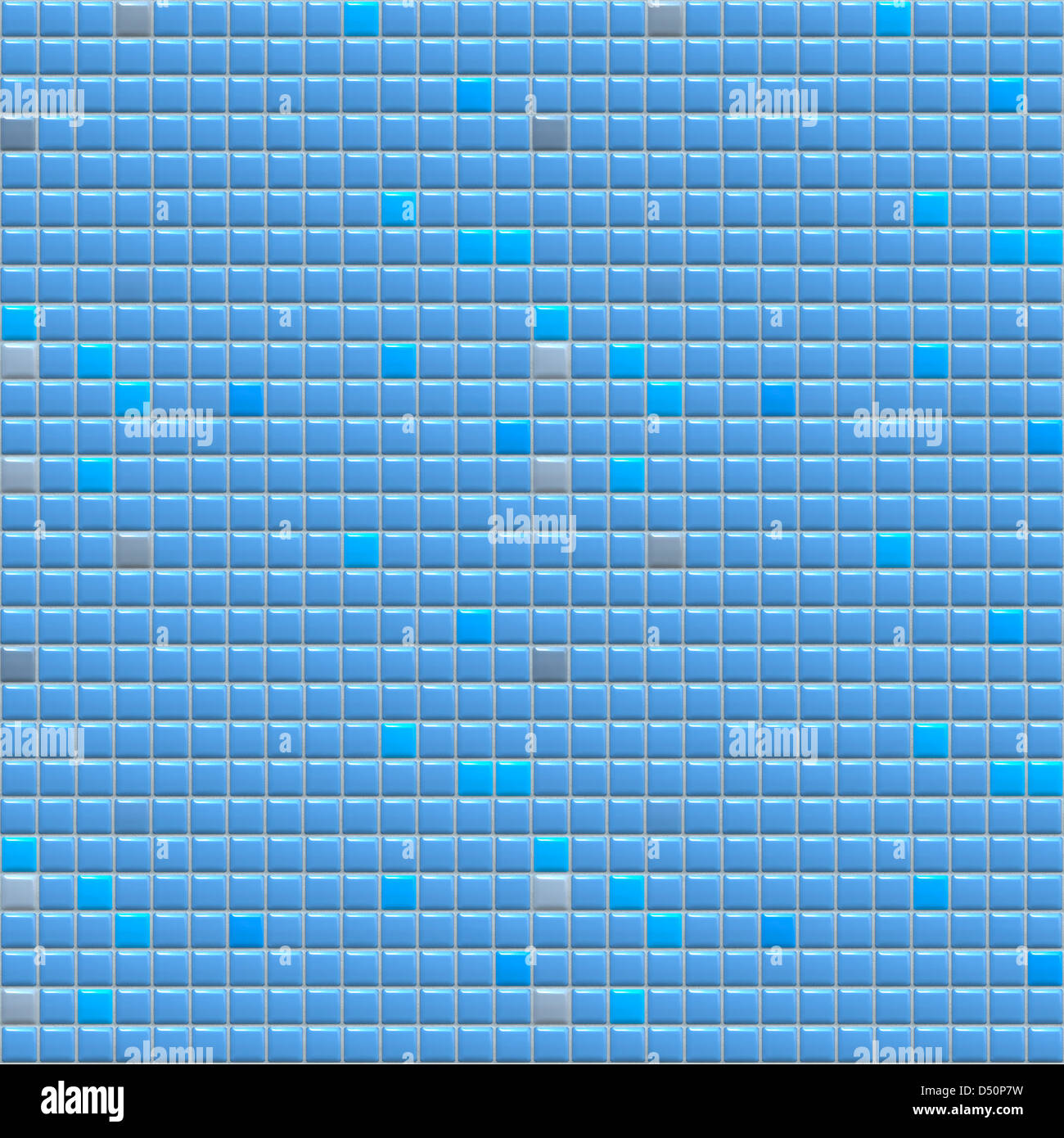 Swimming Pool Tiles Seamless Pattern - Hyper Realistic Illustration ...