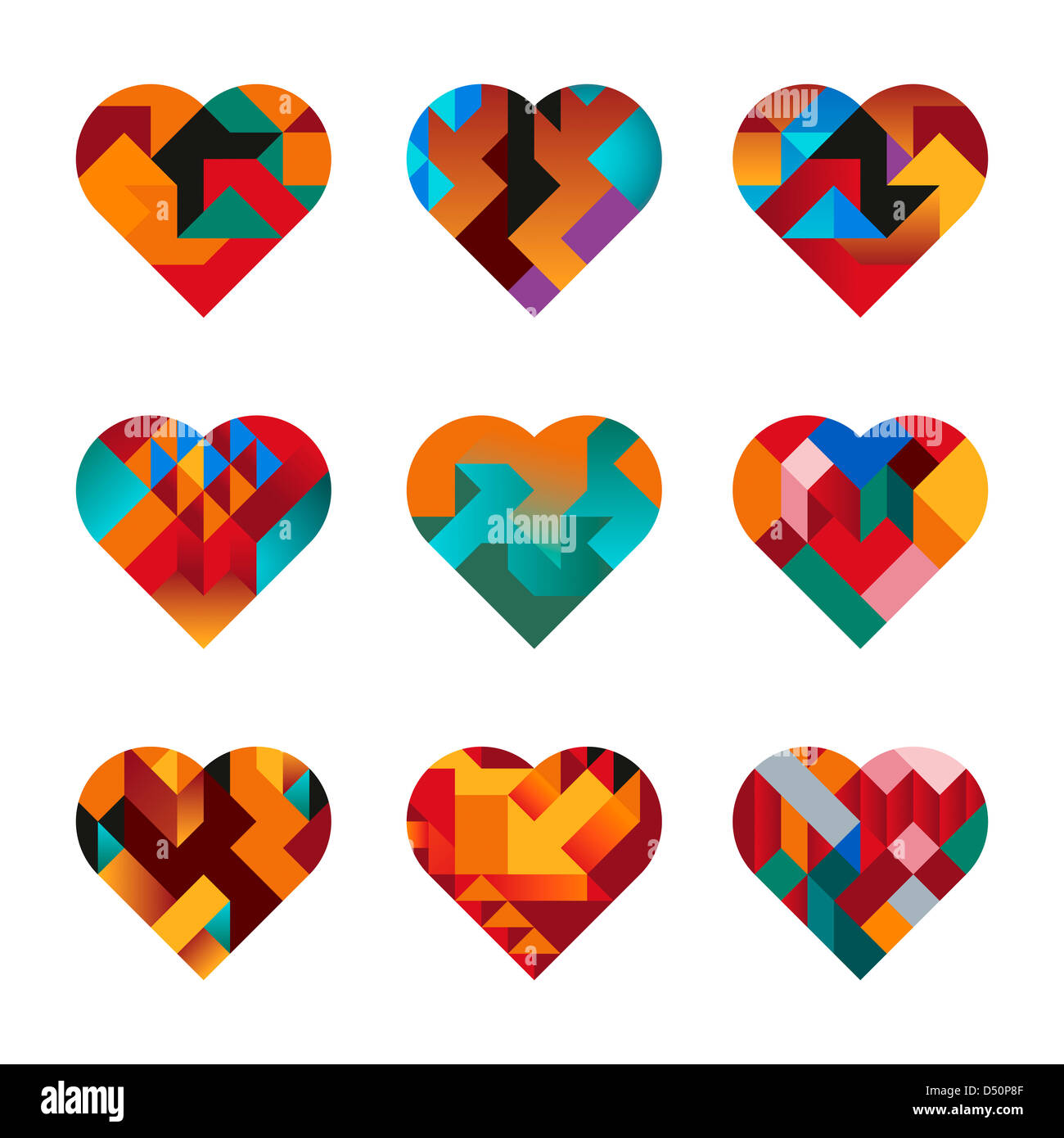 Interlocking concept art Cut Out Stock Images & Pictures - Alamy