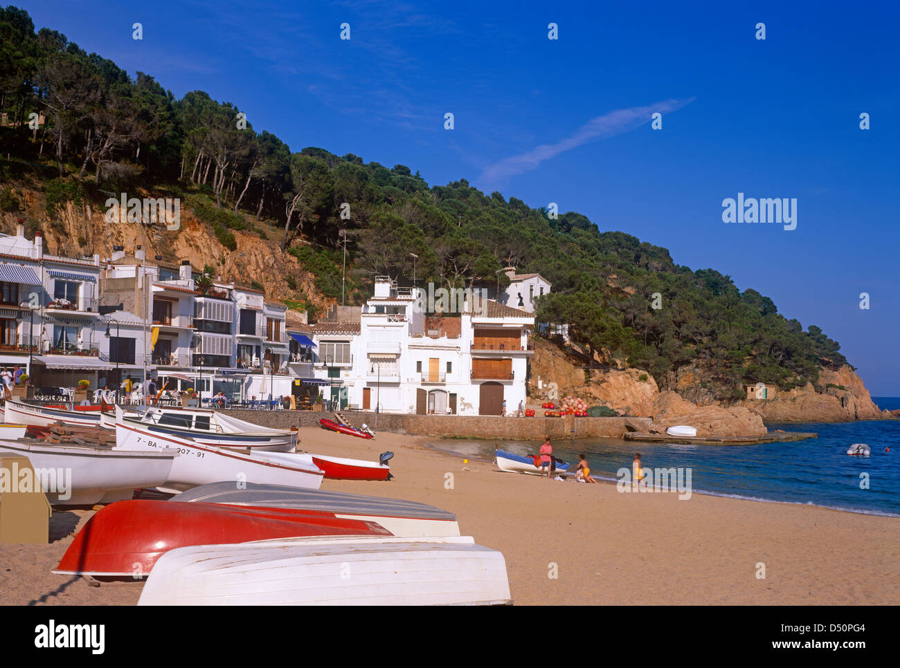 Tamariu bay, Costa Brava, Catalonia, Spain Stock Photo - Alamy