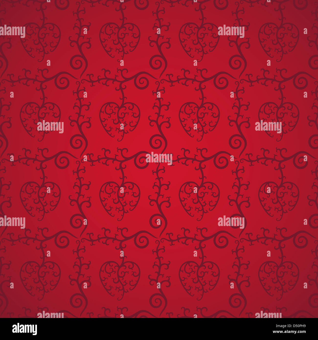 Vector Illustration of Heart Seamless Pattern - Original Design (jpeg ...