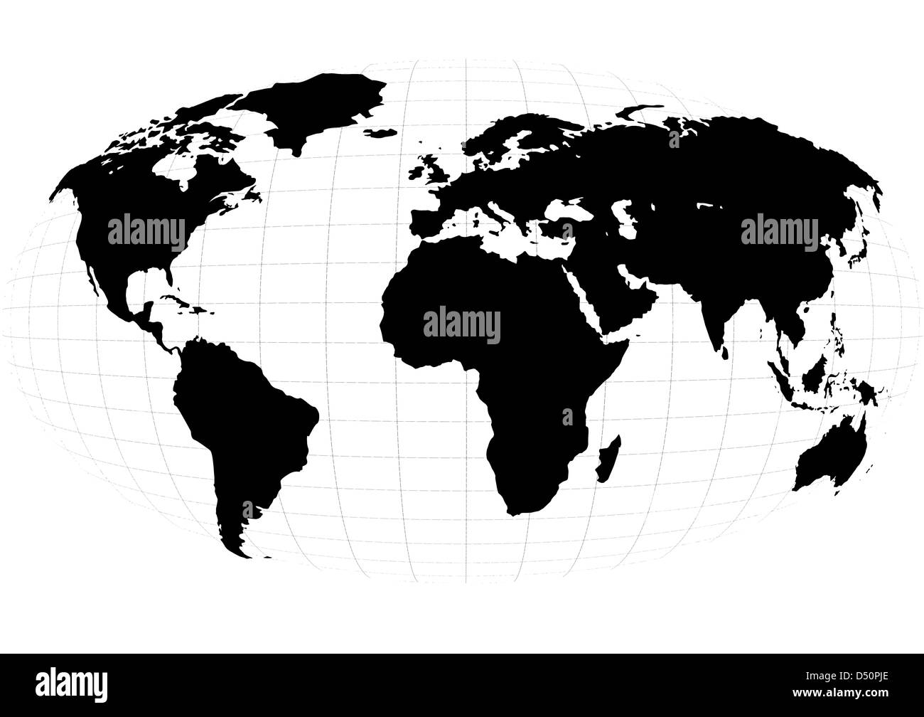World map black and white countries hi-res stock photography and images ...